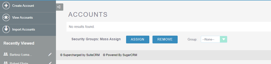 Invisible Filter Buttons After Ins Support Field Level Access Control For Suitecrm